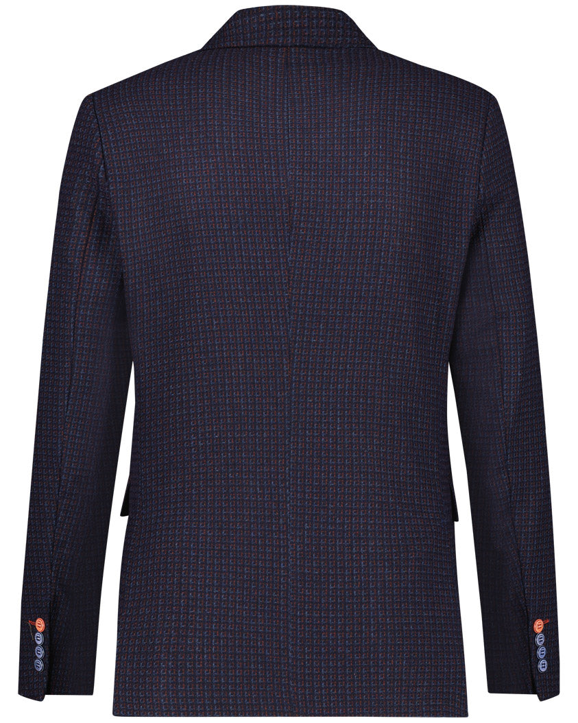 A Fish Named Fred - Navy Small Check Blazer – Jay Dillon