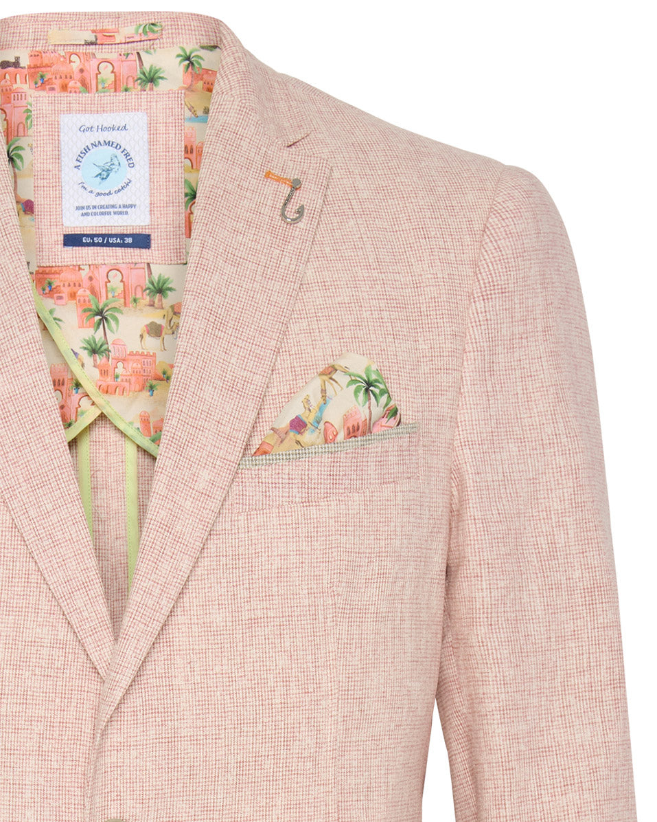 A Fish Named Fred - Small Check Blazer - Rose Pink – Jay Dillon