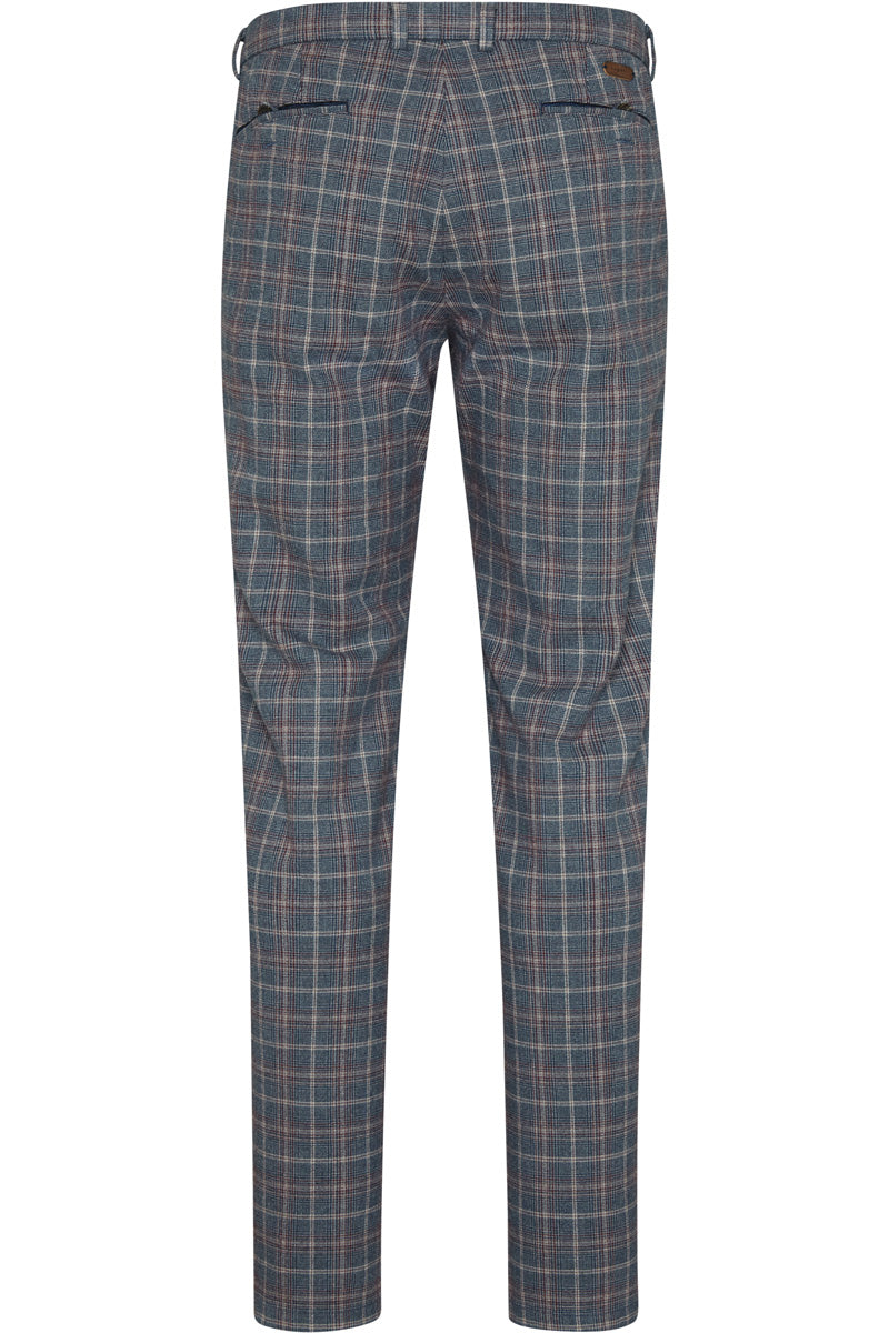 Bugatti - Yarn Dyed Check Pants - Blue – Jay Dillon