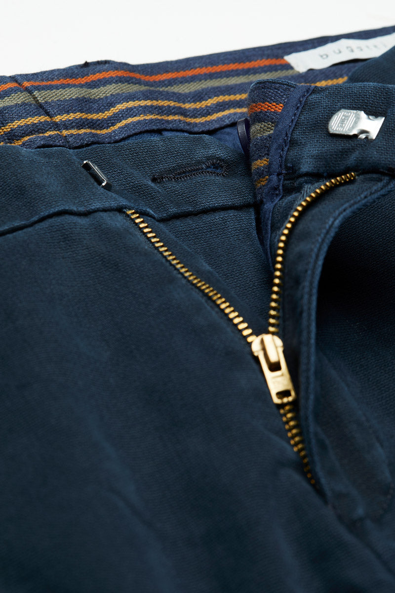 Bugatti - Navy Cashmere Feel Stretch Pants – Jay Dillon