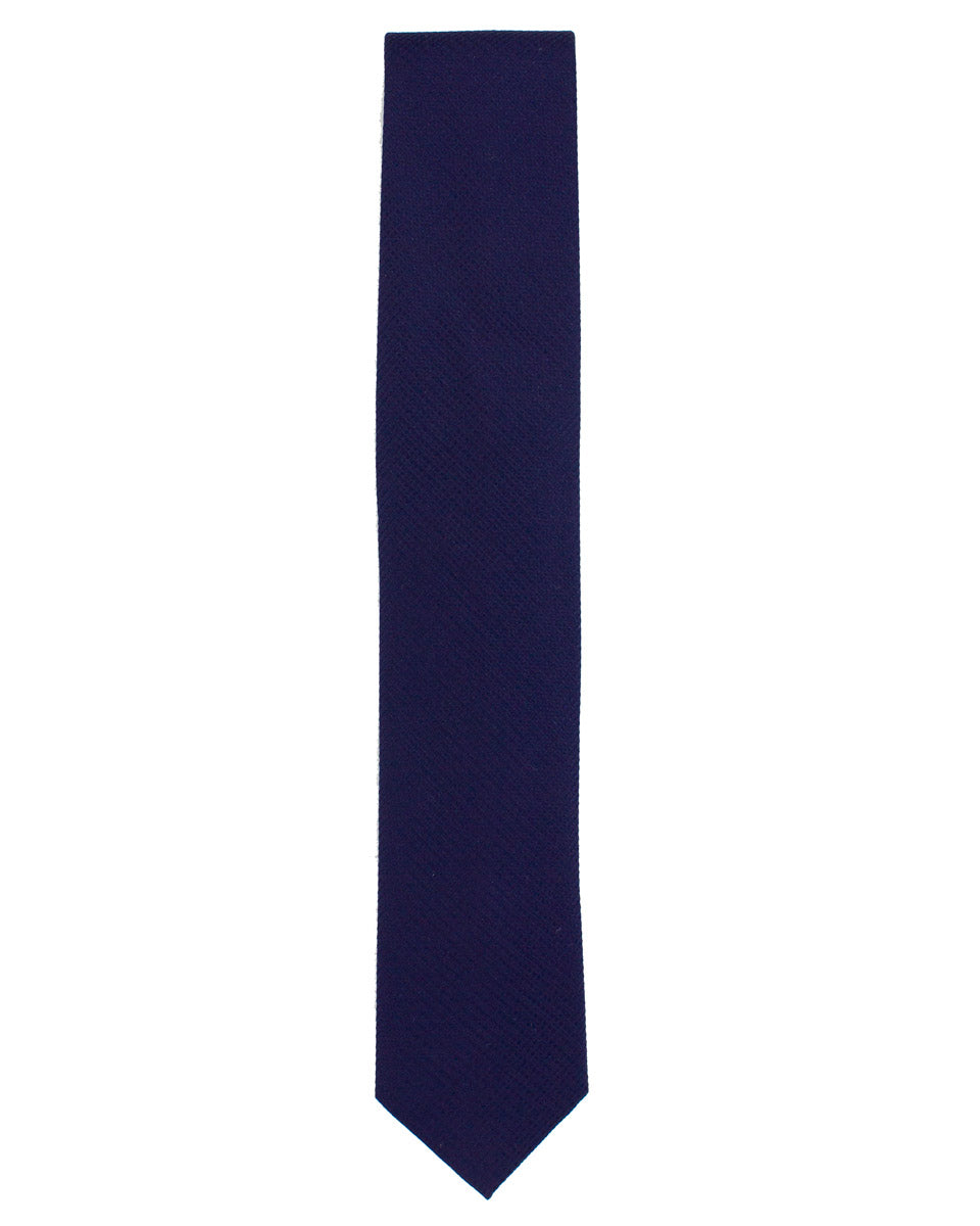 Textured Navy Silk Tie – Jay Dillon