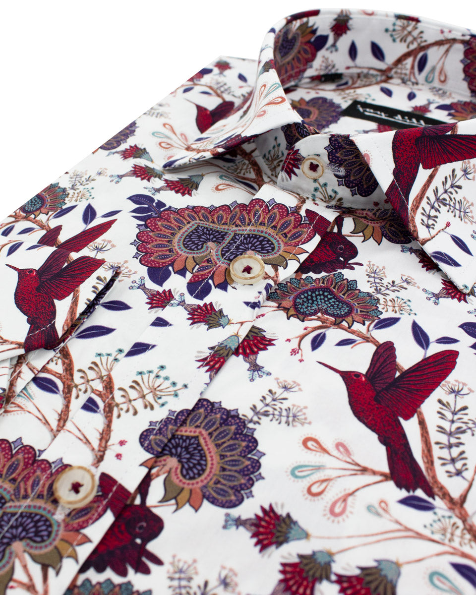 Jay Dillon - Hummingbird Paisley Print Shirt